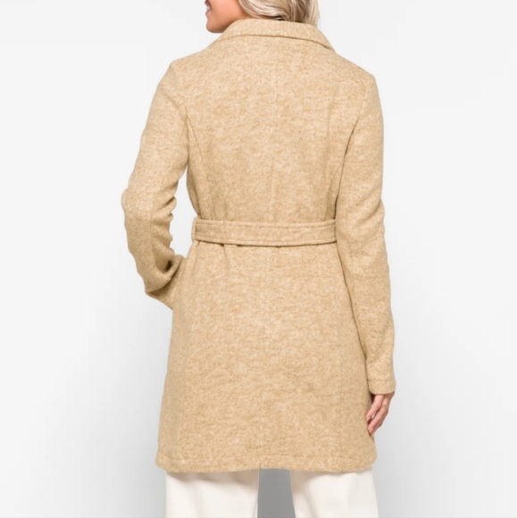 Vero Moda | Jackets & Coats | Vero Moda Heather Beige Sweater Coat Nwot ...